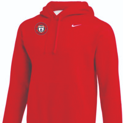 Club Fleece Hoodie Red Image